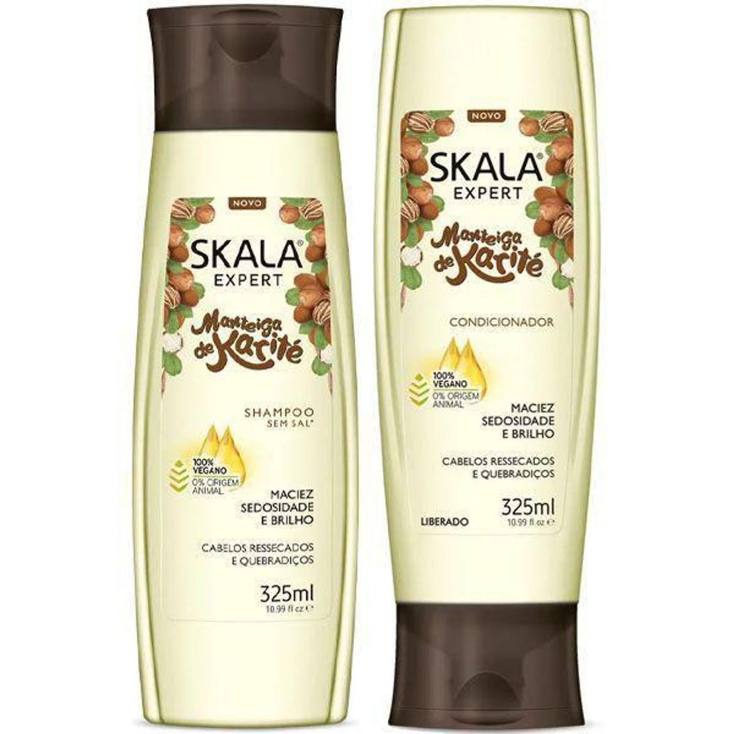 SKALA MANTECA DE KARITÉ KIT SHAMPOO Y ACONDICIONADOR 650ML – Rulos To Look