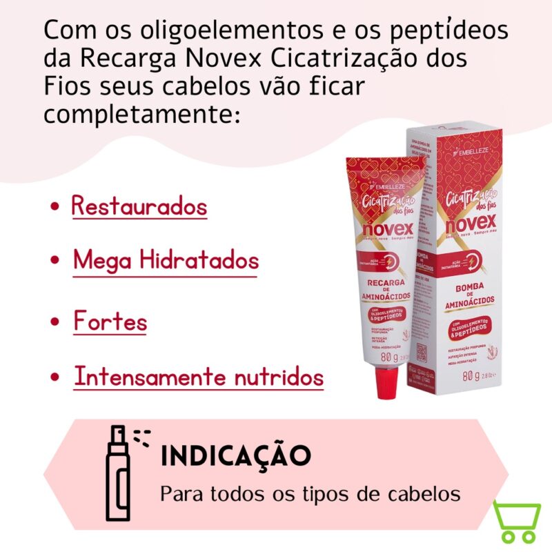 NOVEX recarga de Aminoácidos Reconstruccion Cicatrización curly girl concentrado – Rulos To Look