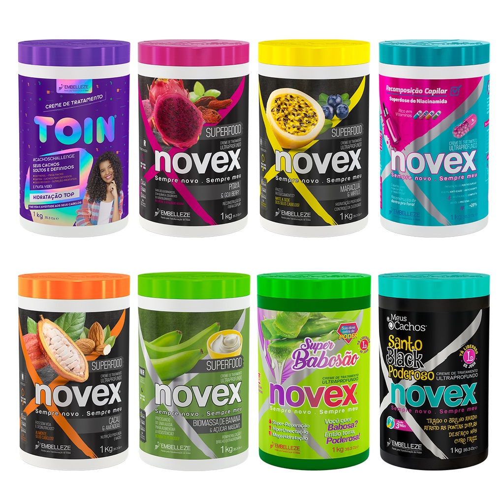 NOVEX MASCARA TRATAMIENTO ULTRAPROFUNDO NIACINAMIDA RECOMPOSICION POTE 1 KG CURLY GIRL – Rulos ...